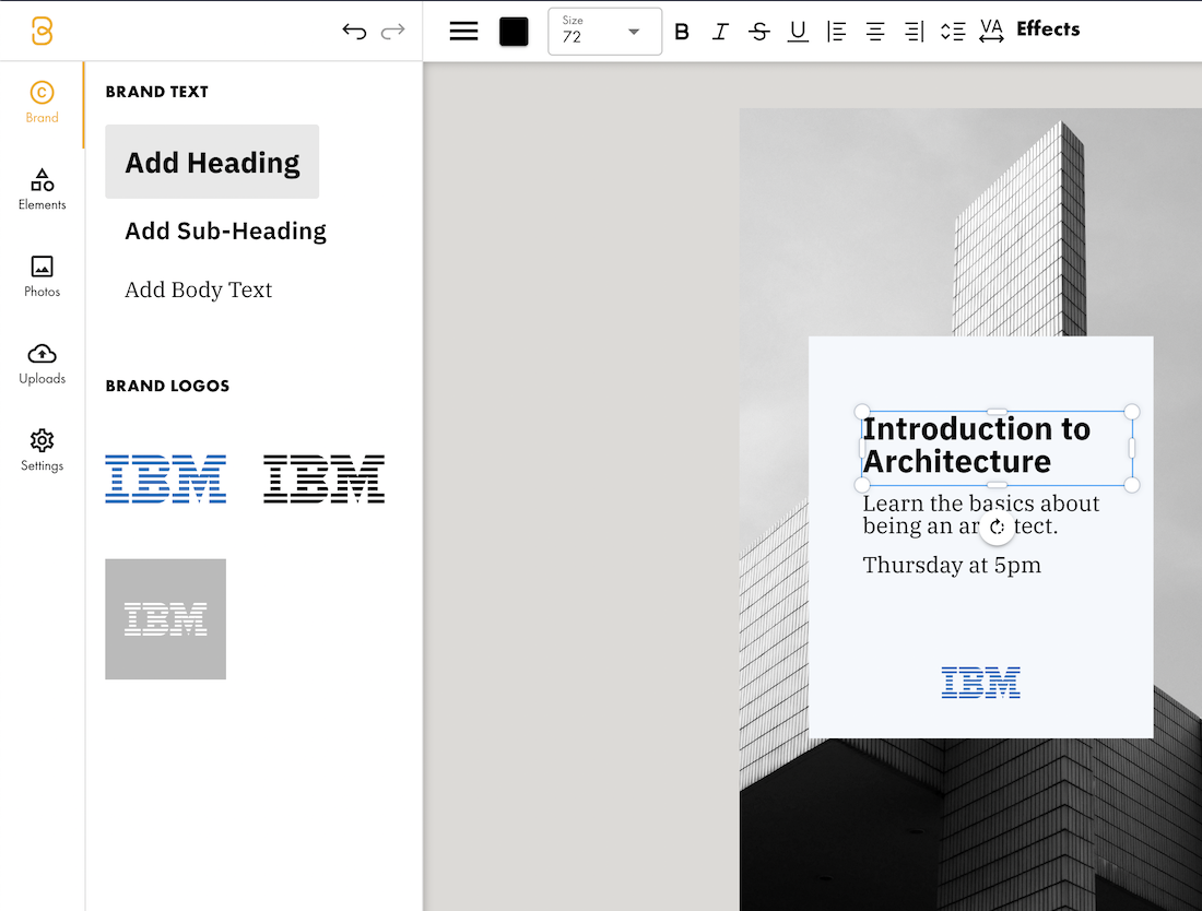 Design Editor - Baseline